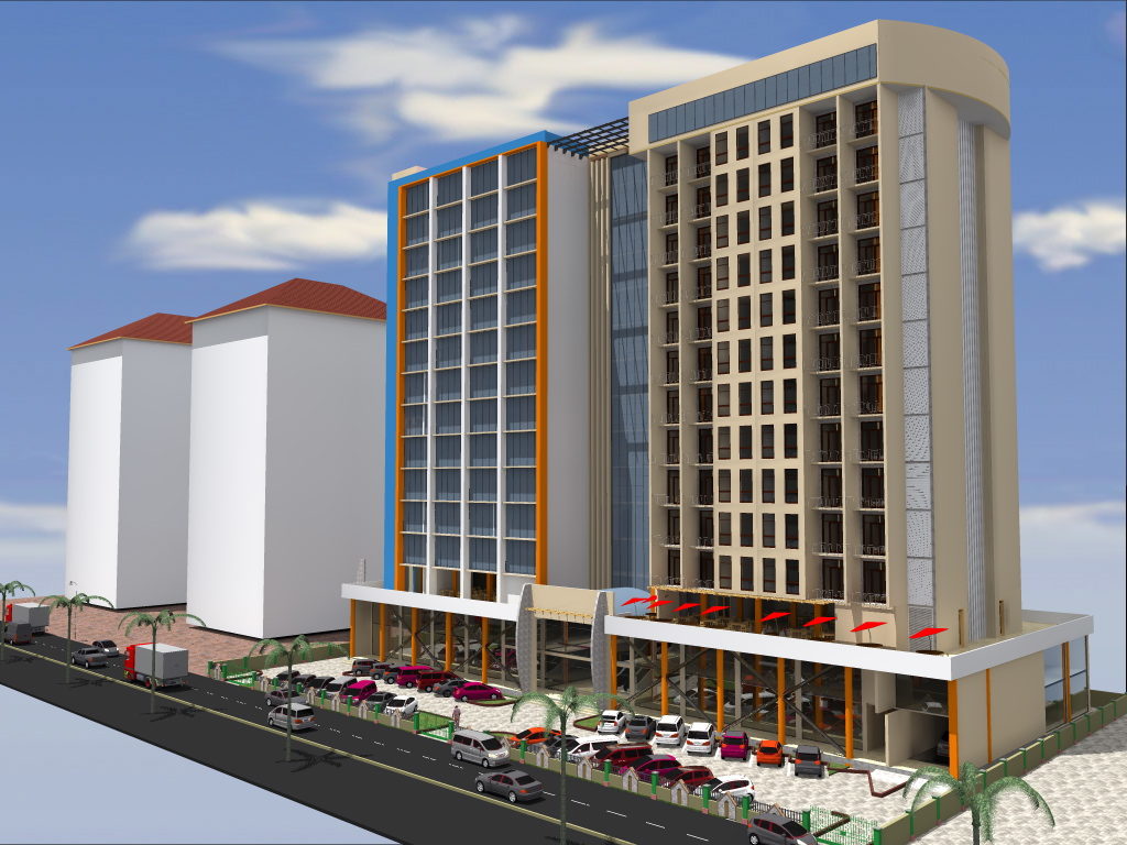 Architectural Design for Mzumbe - Proposed Investment Building - Space ...