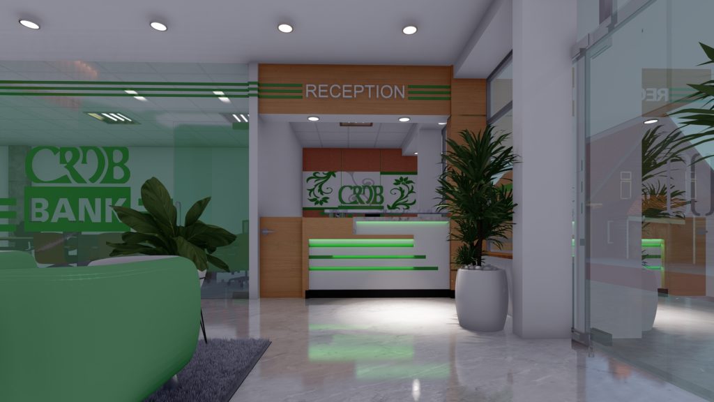 Interior Design for CRDB Bank Premier Branch at Meru - Space Architects