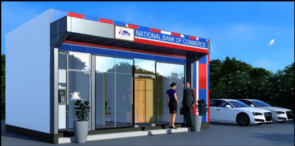 Architectural design for A Mini Bank Shop for National Bank of Commerce ...