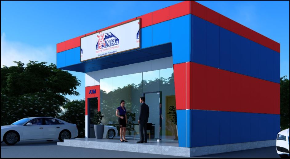 Architectural design for A Mini Bank Shop for National Bank of Commerce ...