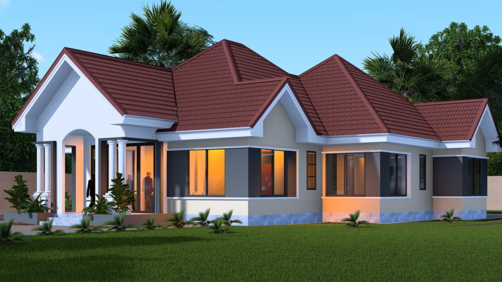 Architectural Design for Modern & Pitched Residential House - Space ...