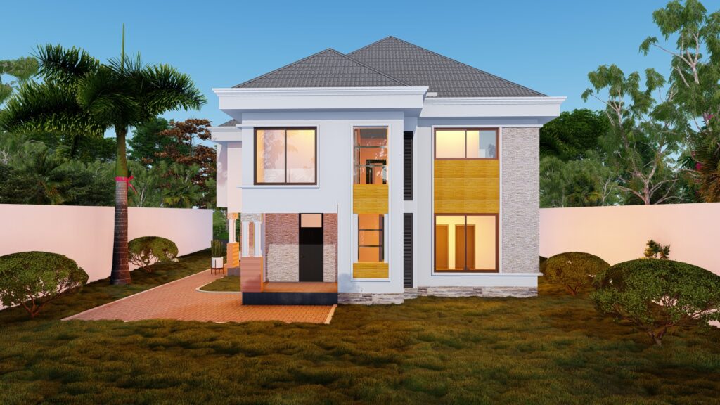 Simple Double Storey Residence - House Design by Space Architects